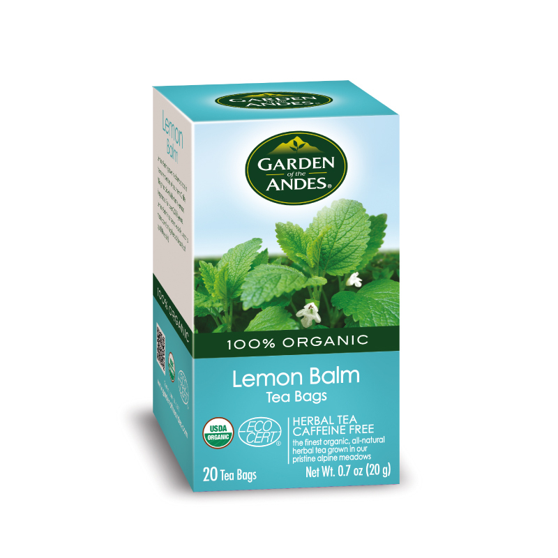 Garden of The Andes Organic Lemon Balm Tea, 20 bags | Shopee Malaysia