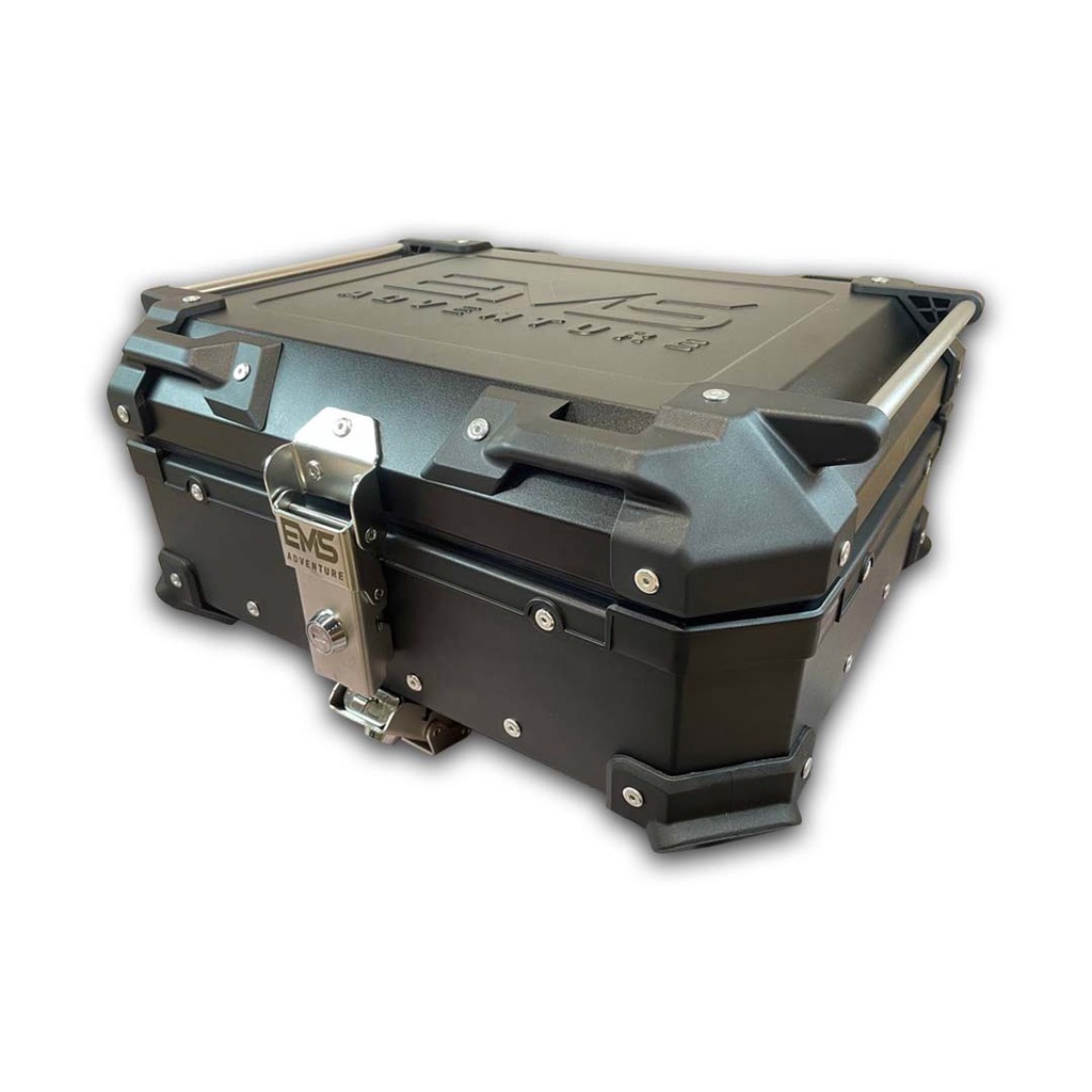 100% ORI} EMS ADVENTURE TOP BOX ALUMINIUM X 45 / 28 / 32 LITER BLACK ...
