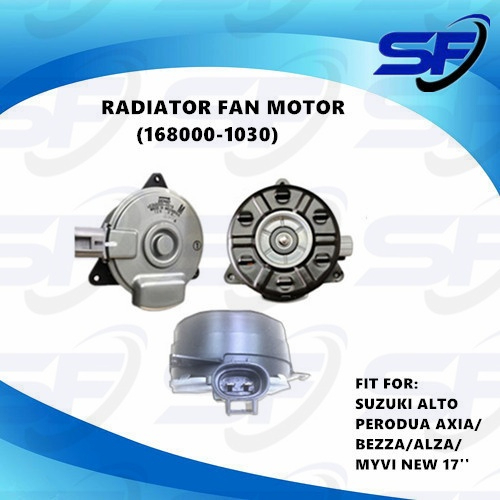 PERODUA AXIA BEZZA ALZA MYVI NEW 17'' SUZUKI ALTO RADIATOR FAN MOTOR ...