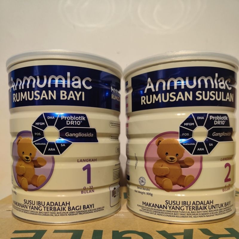 Anmumlac RUMUSAN BAYI LANGKAH 1&2 900g | Shopee Malaysia