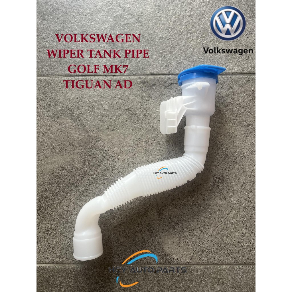 VOLKSWAGEN GOLF MK7 TIGUAN AD WIPER TANK PIPE WINDSCREEN WASHER TANK ...