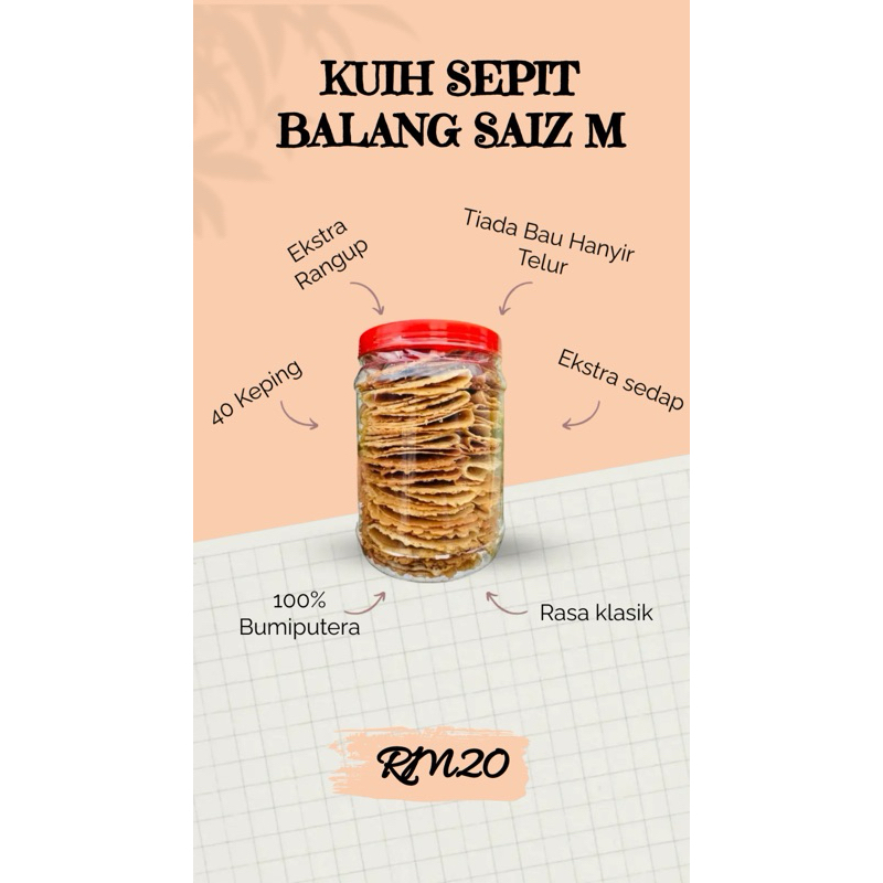 KUIH KAPIT/KUIH SEPIT/KUIH RAYA/BISKUT RAYA/KEREPEK/JANJAN/KUIH MANIS ...