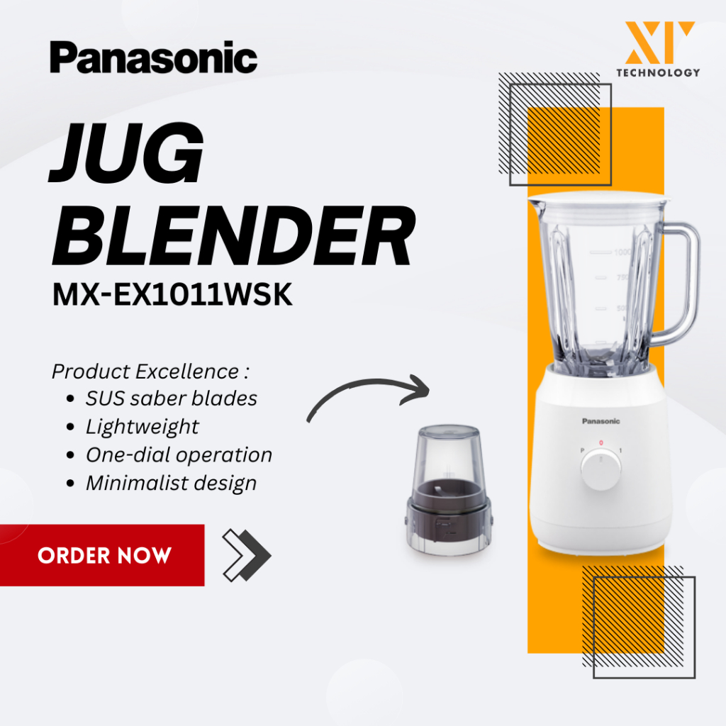 PANASONIC JUG BLENDER 1L (MX-EX1011WSK) | Shopee Malaysia