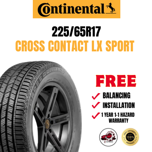225/65R17 CONTINENTAL CROSS CONTACT LX SPORT (CONTI LX SPORT) | Shopee Malaysia