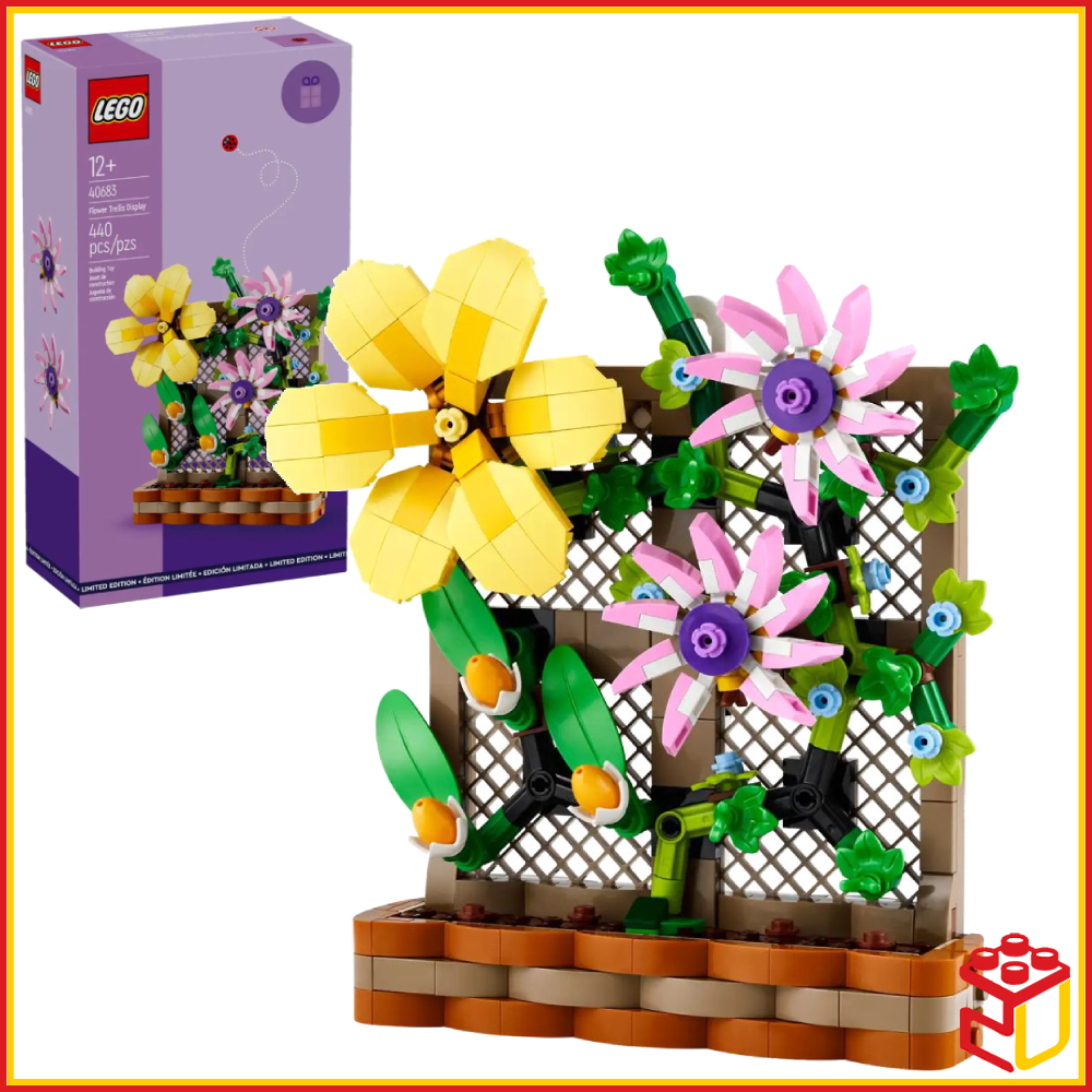 (Ready Stock) 40683 Lego Icons Flower Trellis Display Building Toy (440 ...