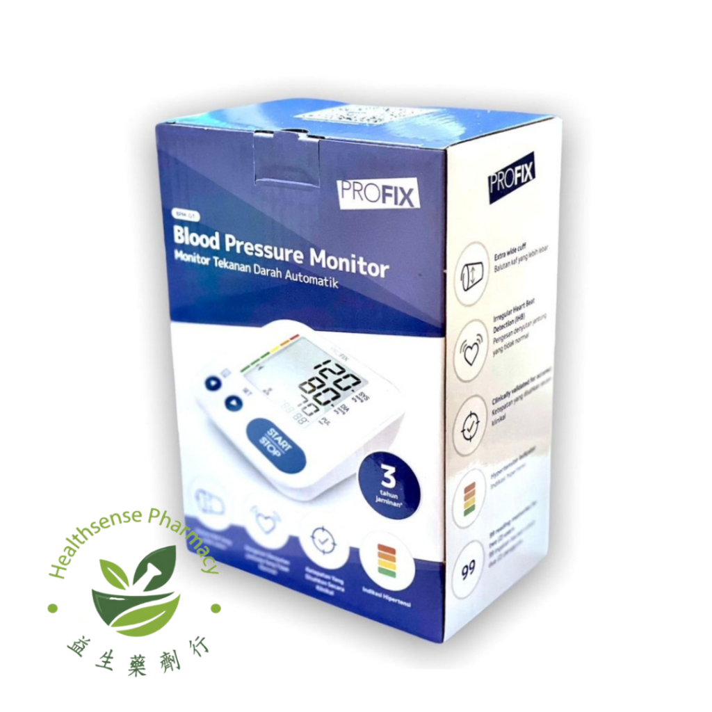 PROFIX Blood Pressure Monitor BPM-G1 with Extra Large Cuff + 3 YEARS ...