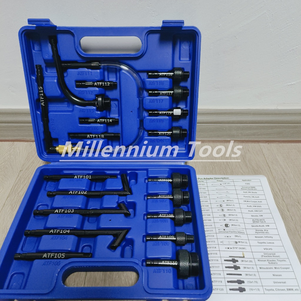 XR TOOLS 15Pcs | 20Pcs ATF Filling Adapter Set | For Transmission ...