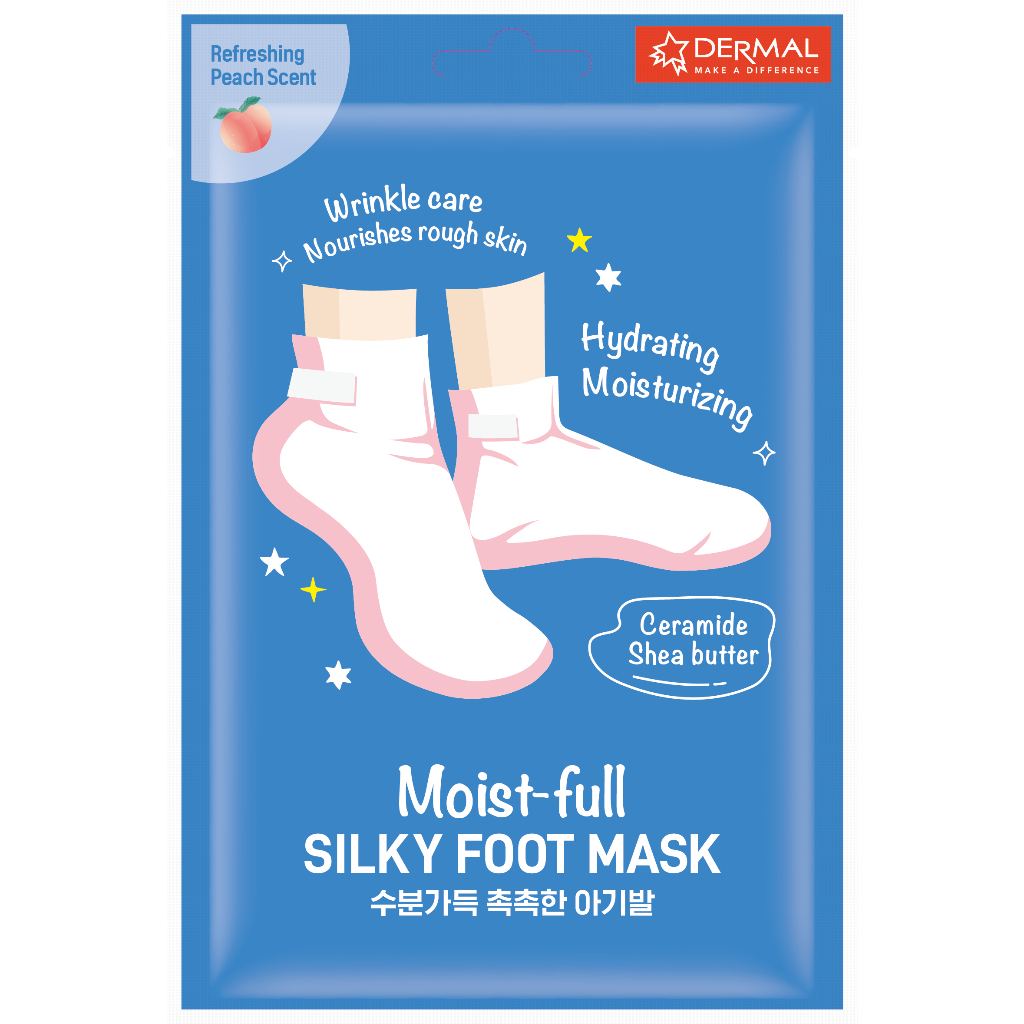 DERMAL Moistfull Silky Foot Mask | Shopee Malaysia