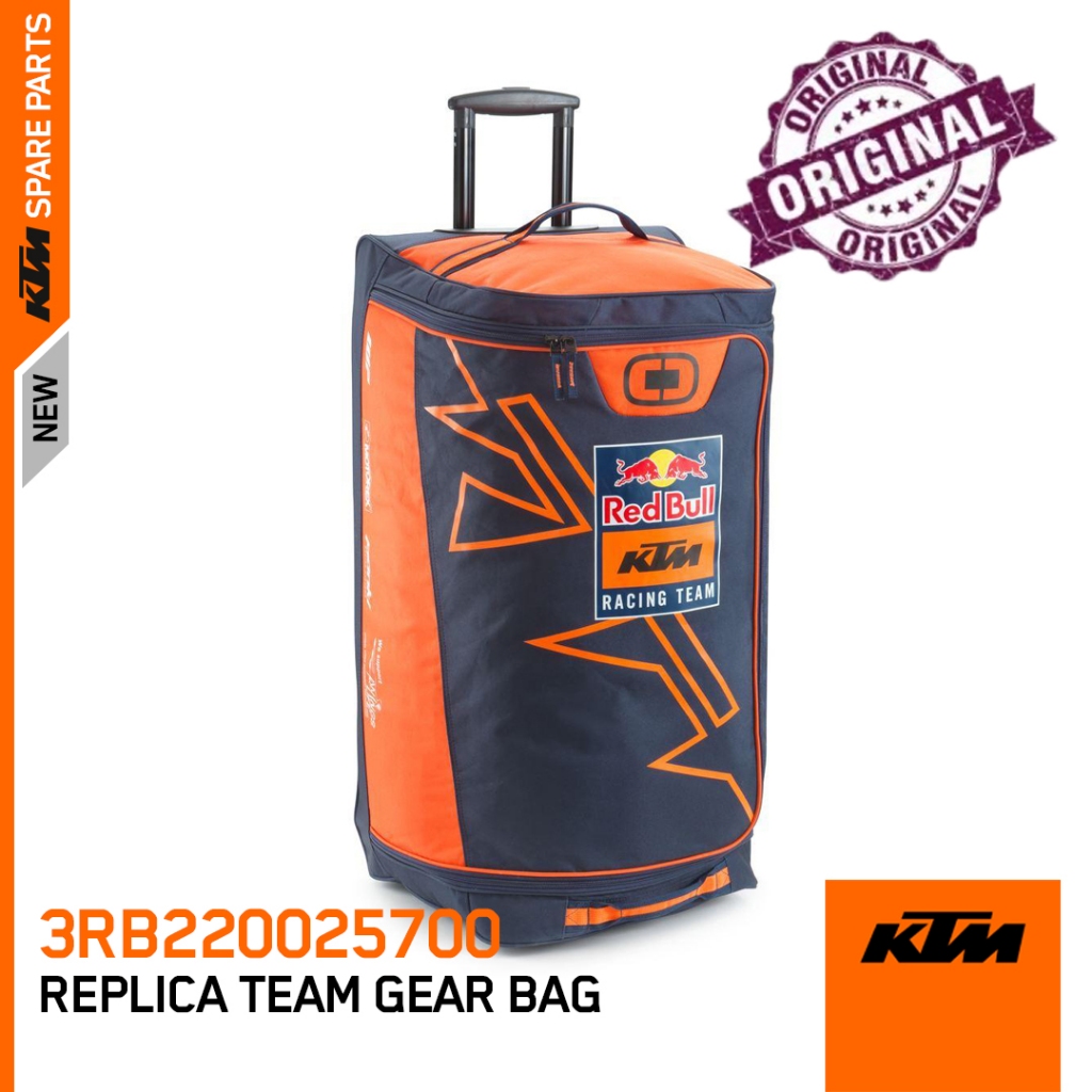 3RB220025700 KTM FASHION REPLICA TEAM GEAR BAG RACING MOTORCYCLE TRAVEL ...