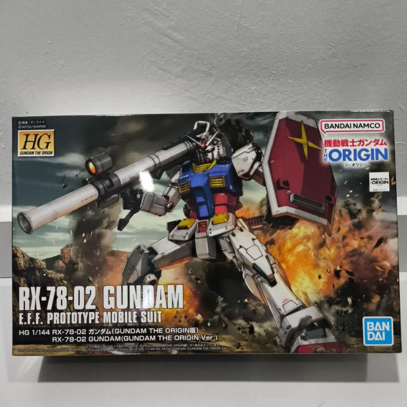 HG RX-78-2 GUNDAM THE ORIGIN BANDAI | Shopee Malaysia