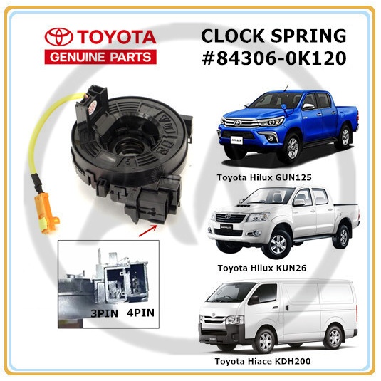 Toyota Hilux KUN26 Hilux Revo GUN125 Hiace KDH200 Steering Airbag ...