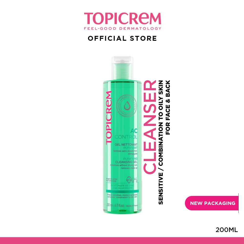 TOPICREM AC Control Purifying Cleansing Gel 200ml | Shopee Malaysia