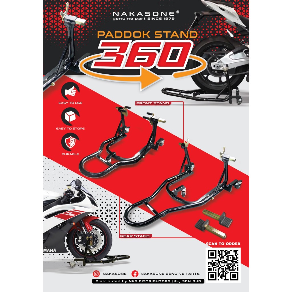 UNIVERSAL PADDOCK 360 [ FRONT ] [ REAR ] #READY STOCK | Shopee Malaysia