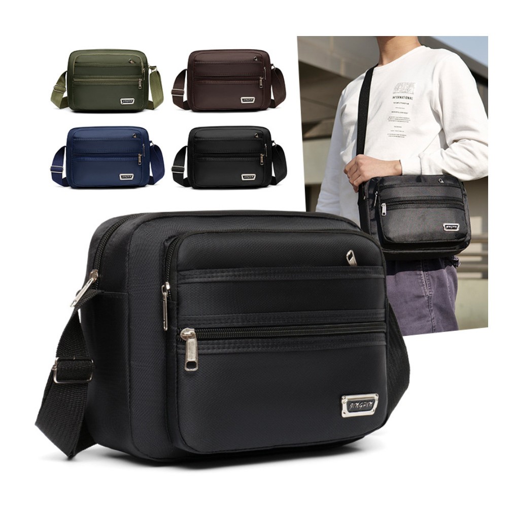 🚀Xtrastore🚀103 - Canvas big capacity handbag crossbody bag zipper bag ...