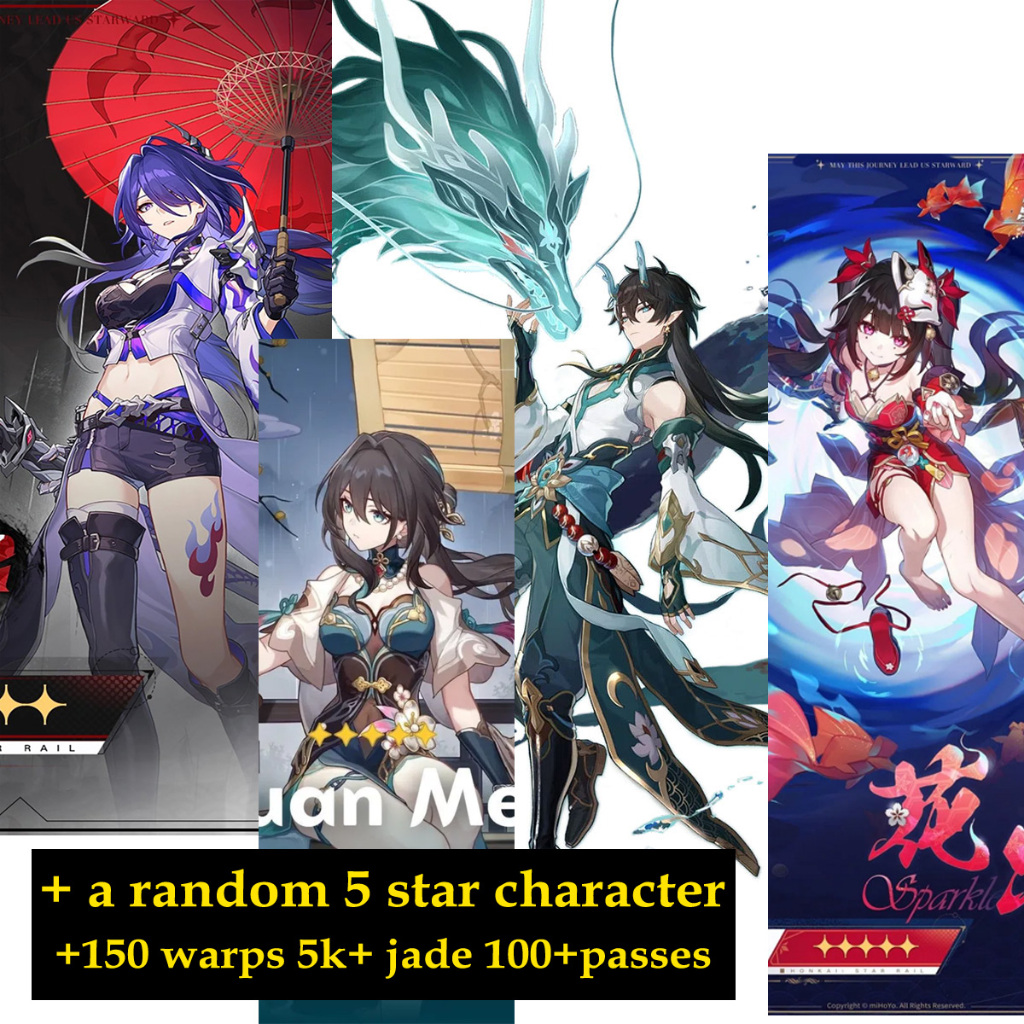 Acheron Honkai Star Rail account 崩坏 星穹铁道 Dan Heng imbibitor lunae ...