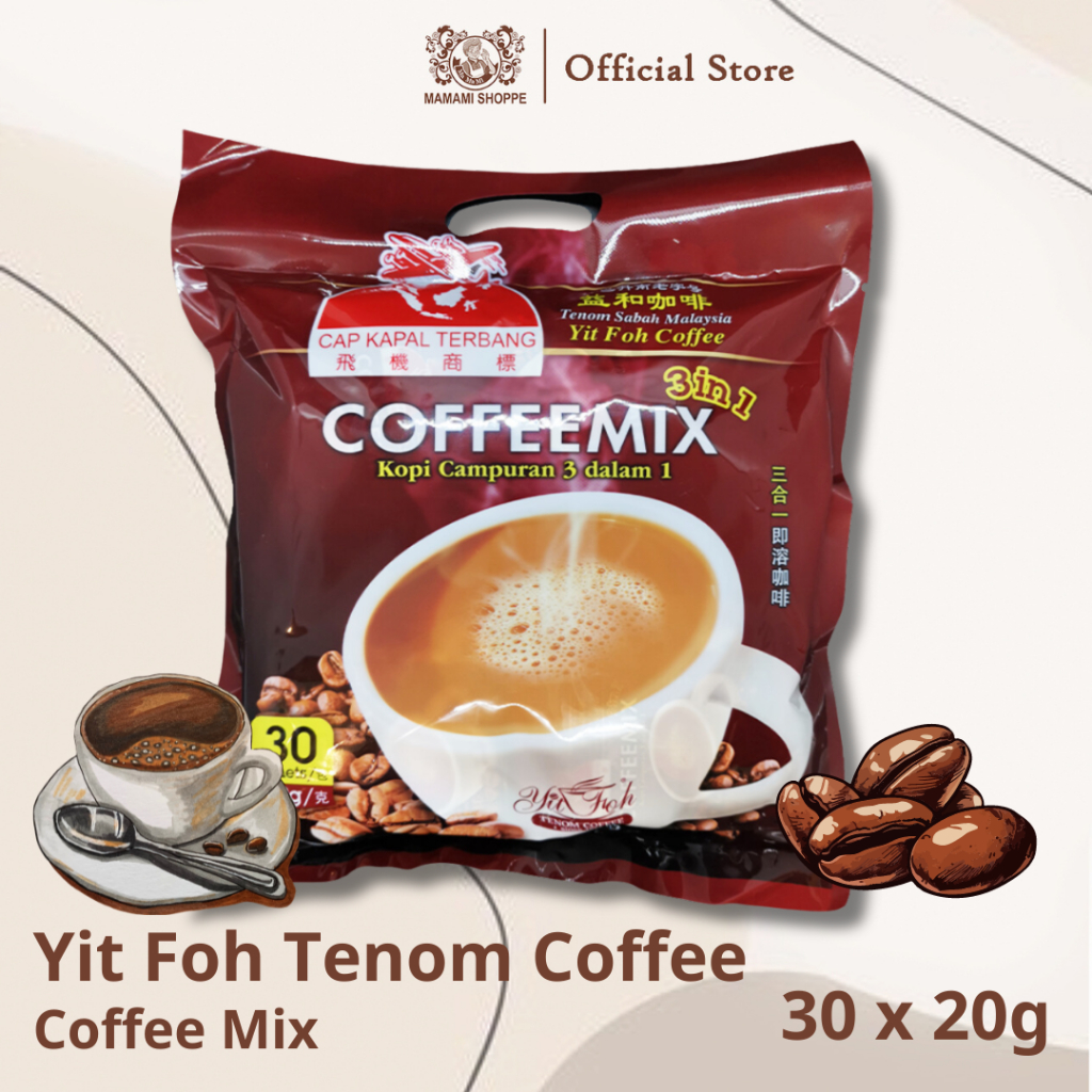 Yit Foh Tenom Coffee - Coffee Mix (30x20g) | Shopee Malaysia