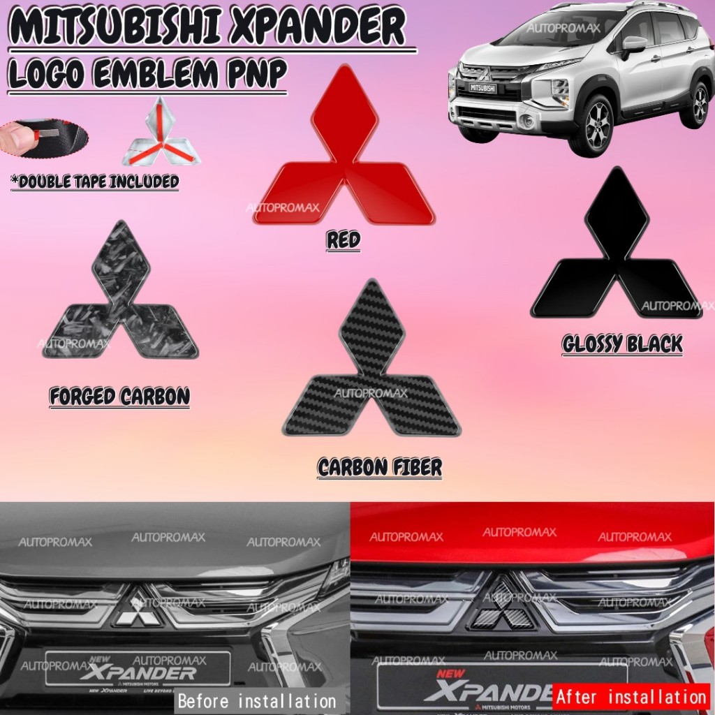 AUTOPROMAX mitsubishi xpander car logo emblem pnp accessories ...