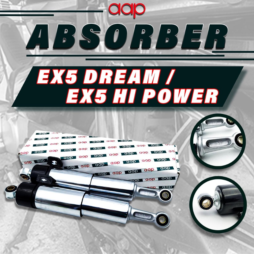 ABSORBER AAP HONDA EX5 DREAM / EX5 HI POWER / EX5 HP HEAVY DUTY [ 1 SET ...