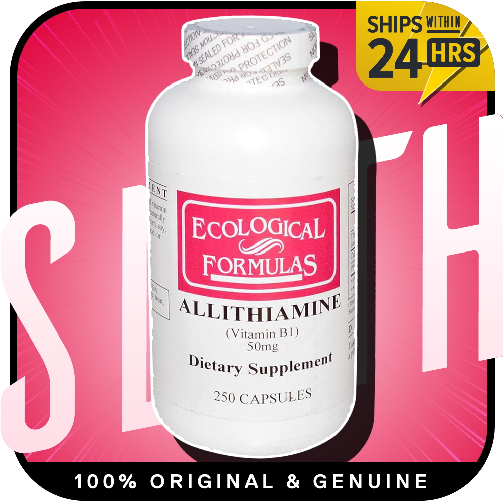 Ecological Formulas Allithiamine Vitamin B1 Capsule, 50 mg, 250 Count ...