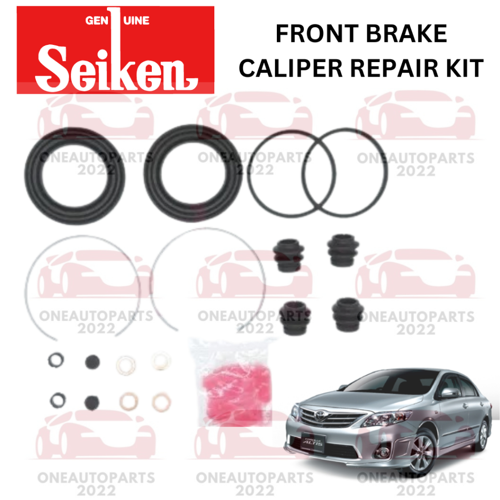 (MADE IN JAPAN) SEIKEN FRONT BRAKE CALIPER REPAIR KIT TOYOTA COROLLA ...