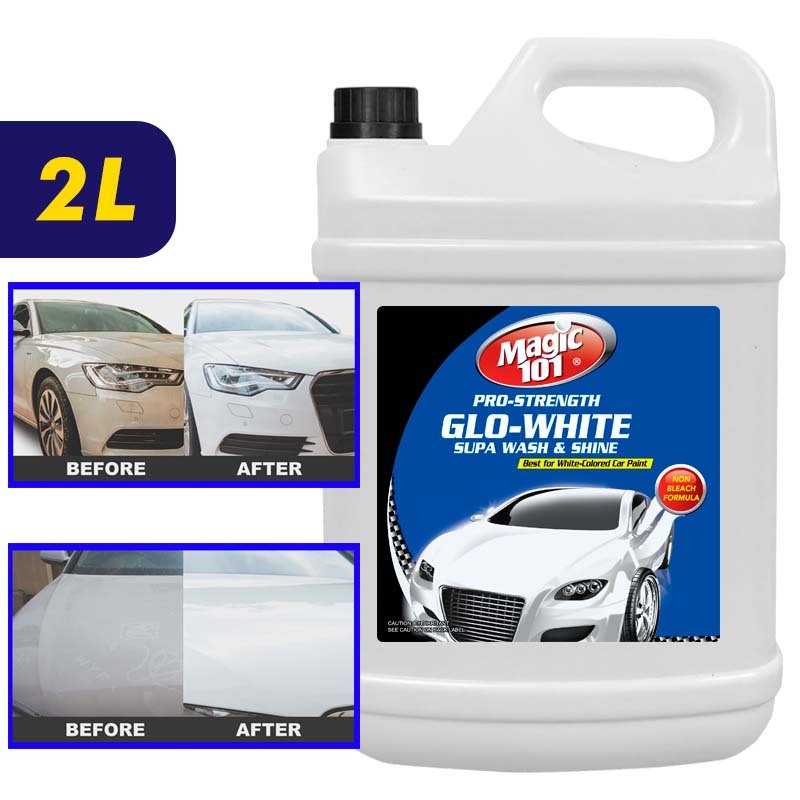 (SUPA) Magic 101 Pro-Strength Glo-White Supa Car Wash and Shine ...