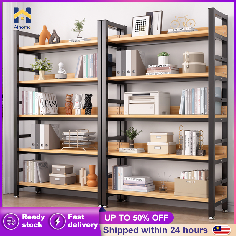 AH 5/4 Layers Multipurpose Shelves Book Shelf Home Storage Warehouse ...