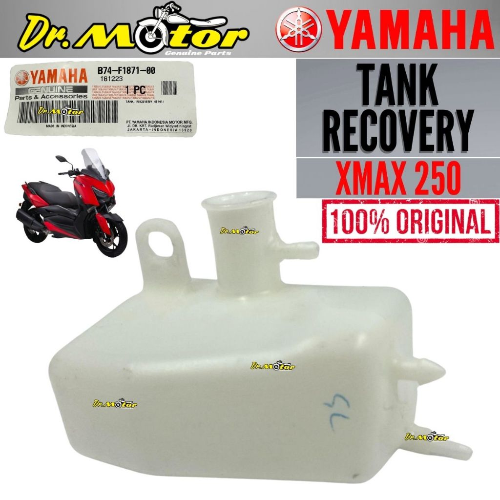 XMAX250 XMAX 250 X-MAX Tank Recovery Coolant Water Air Tangki Tanki ...