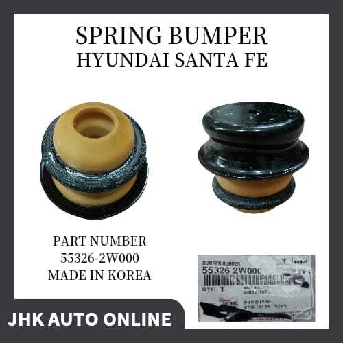 HYUNDAI SANTA FE DM SPRING BUMPER RAER ORIGINAL HYUNDAI 55326-2W000 ...
