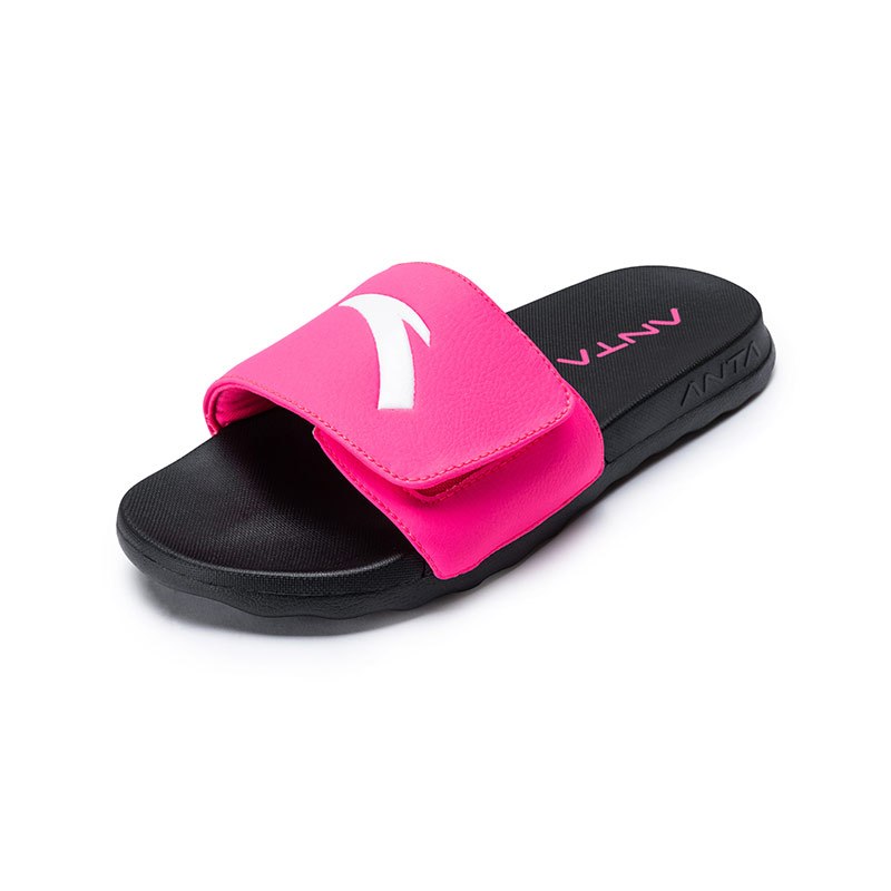 ANTA Women Beach Slipper-Black/Pink/White (Kasut Selipar) | Shopee Malaysia