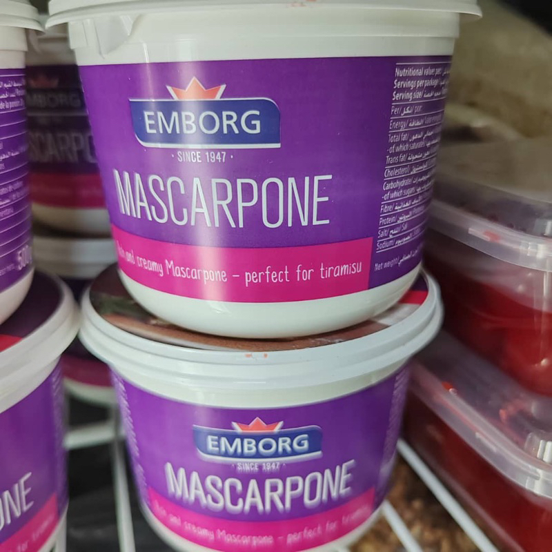 YIBAKE Emborg mascarpone cheese 500g tiramisu keju bakeri bakery cake ...