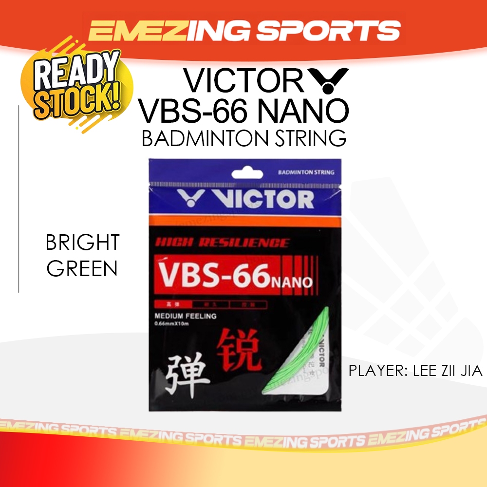 (MADE IN JAPAN) Victor VBS-66 NANO String Badminton Strings - VBS-66N ...