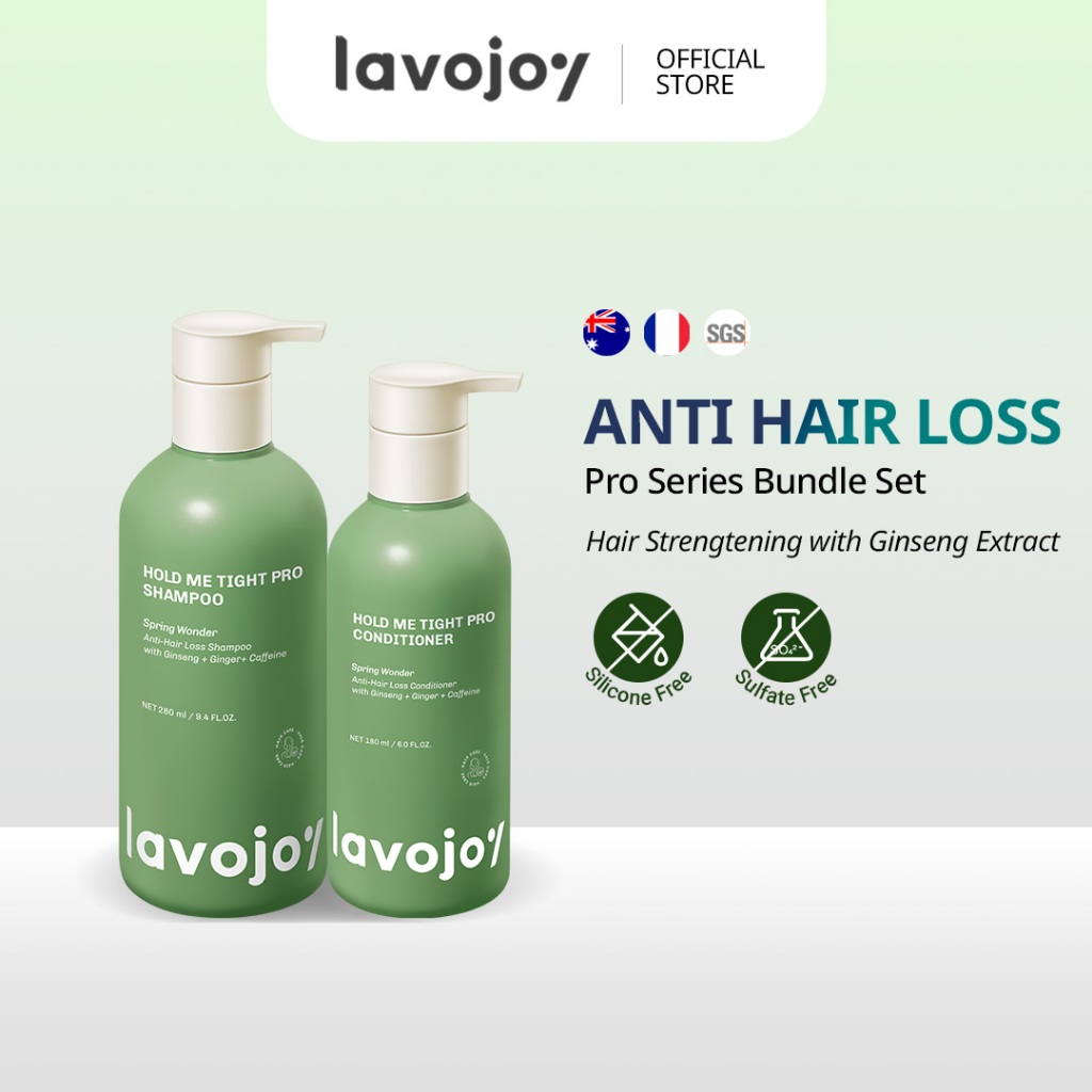 lavojoy Shampoo & Conditioner Set Advanced Hair Loss Prevention | Lazy ...