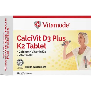 Vitamode CalciVit Calcium D3 Plus K2 60's [EXP: 25/07/2026] *BUY 3 ...