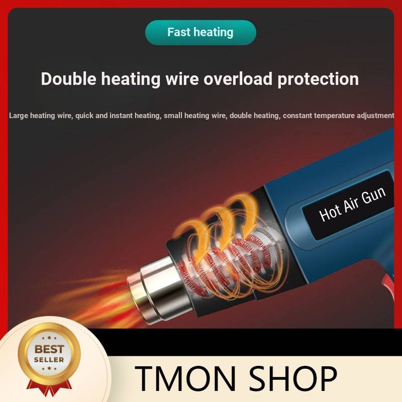[Ready Stock] Heat Gun Hair Dryer Shrink Gun Adjustable 300W ...