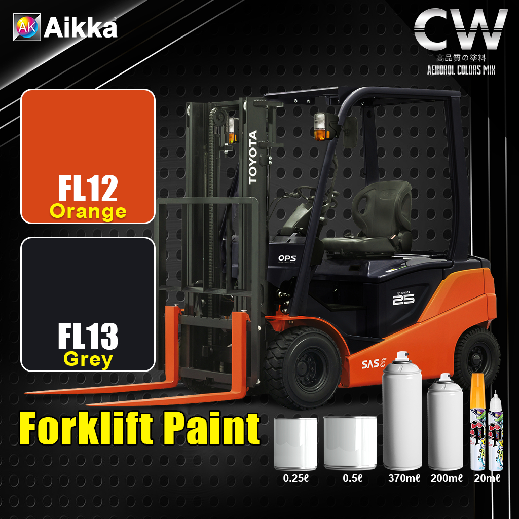 Toyota Orange Forklift Paint