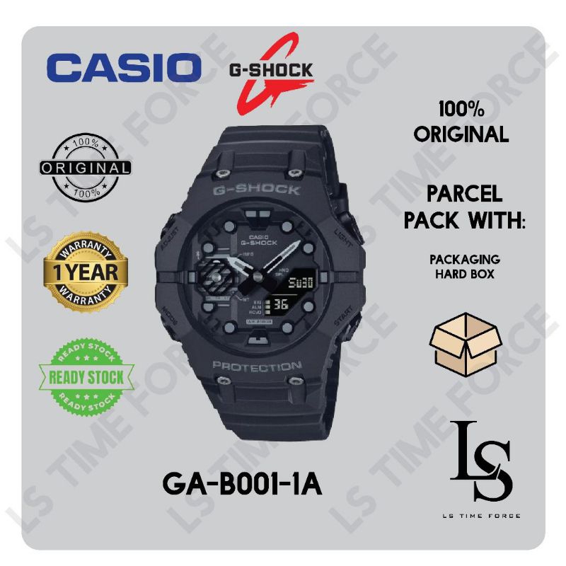 G-SHOCK ORIGINAL GA-B001-1A/GA-B001-1ADR/GA-B001/GAB001 | Shopee Malaysia