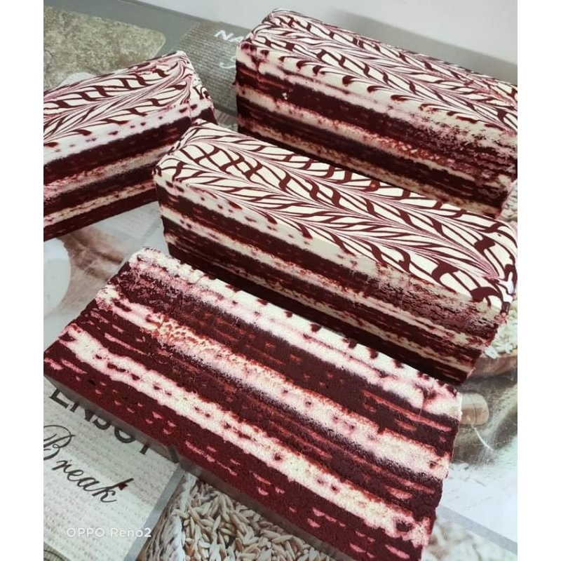 Kek Lapis Redvelvet Cheese ice cream | Shopee Malaysia
