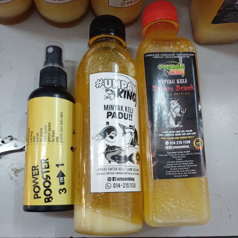 (MINYAK VIRAL) UMPAN KING MINYAK KELI MUTIARA BEWOK/BOOSTER 3IN1/KELI ...