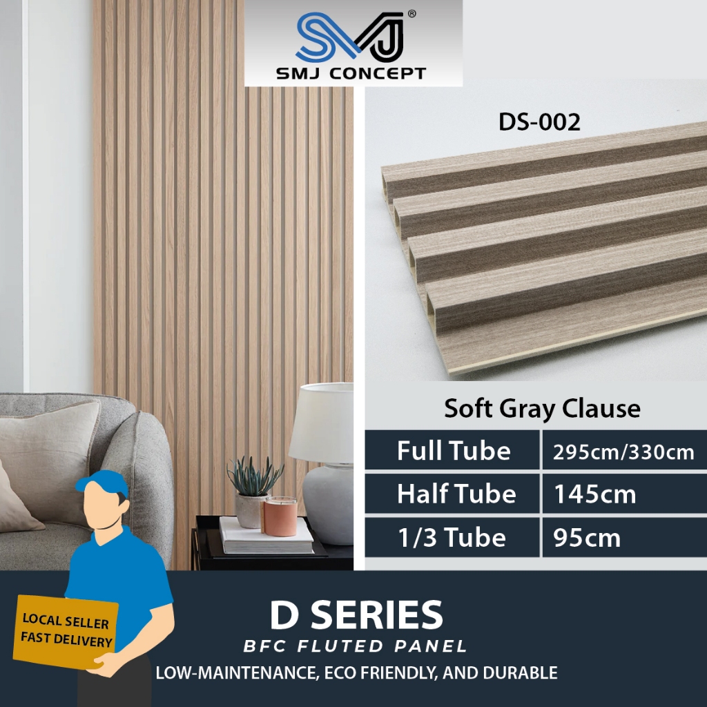 SMJ Ser-D 3300mm Fluted Wall Panel BFC Panel Wall Panel Fluted ...
