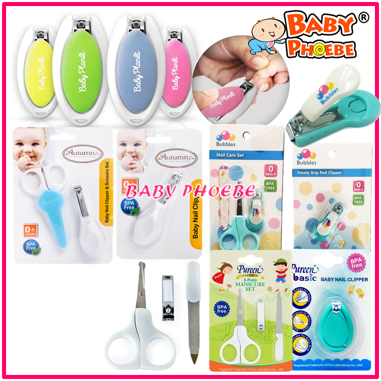 [Bubbles/Autumnz] Infant Newborn Baby Nail Care Set / Steady Grip Baby ...