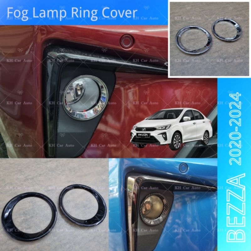 Perodua Bezza 2020-2024 Car Front Bumper Fog Lamp Ring Cover KH Car ...