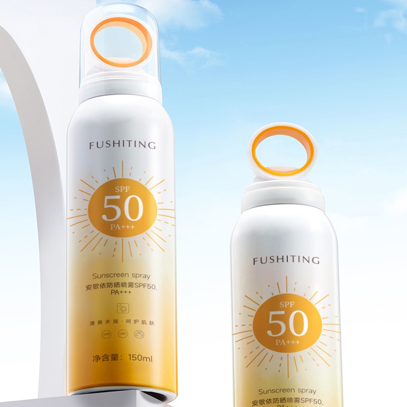 PA+++ Facial Sunscreen Spray SPF 50 Long Lasting Waterproof Sunscreen ...