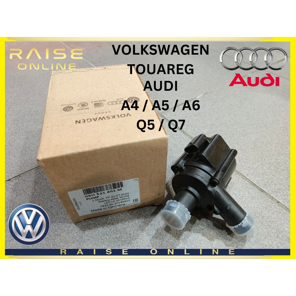 AUDI A4 A5 A6 Q5 Q7 VOLKSWAGEN PASSAT GOLF JETTA ADDITIONAL WATER PUMP ...