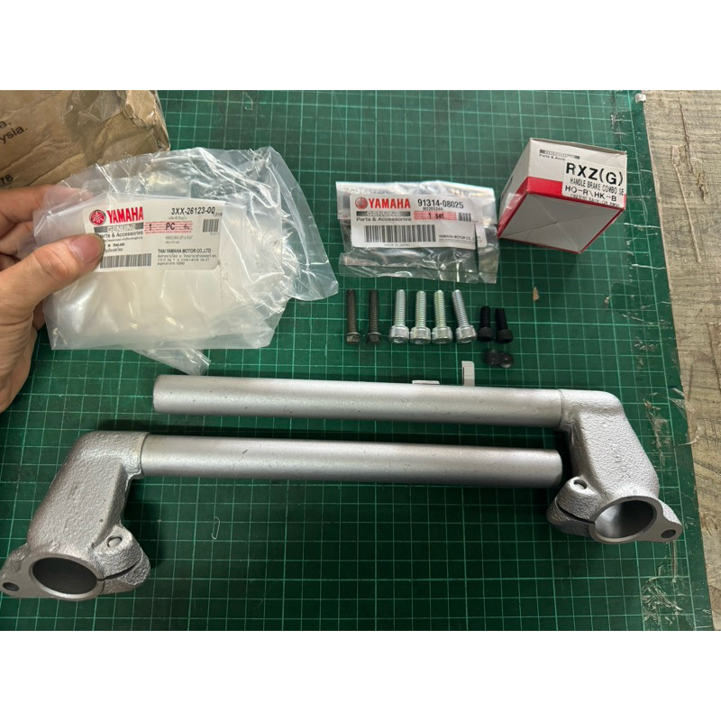 YAMAHA RXZ HANDLE BAR 1SET 💥Tiada Welding Tapak💥Thailand (OE) | Shopee ...