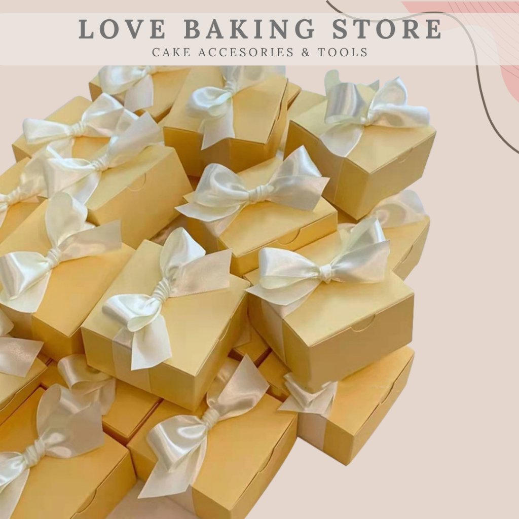 LBS • INS style 10*10cm Madeleine Box Mini Cake Box Pastry Cake Box ...