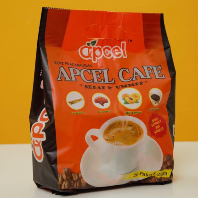 APCEL KOPI / APCEL CAFE KOPI CAMPURAN BIJI APRICOT ( 20 SACHETS x 25G ...