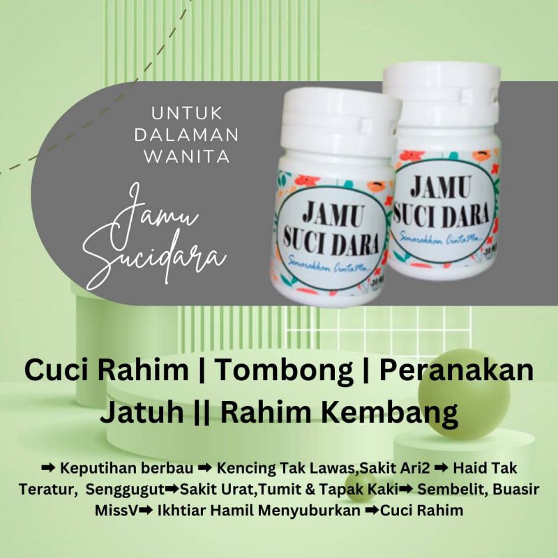 🔥💯 LANCAR PERIOD | CUCI RAHIM | HILANGKAN KEPUTIHAN | Peranakan Jatuh ...