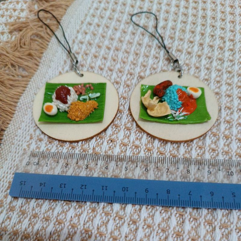 Malaysian food souvenir miniature cute key chain door gift gift box ...