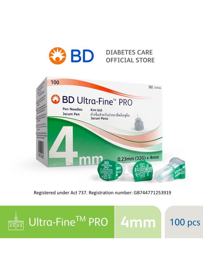 BD Ultra Fine Pro Insulin Pen Needles (4mm x 100's/Box) | Shopee Malaysia