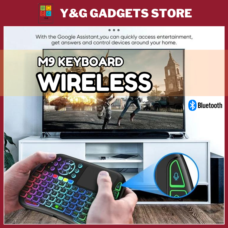 Keyboard i8/M9 Mini Keyboard Mouse 2.4Ghz Wireless Touchpad Keyboard ...